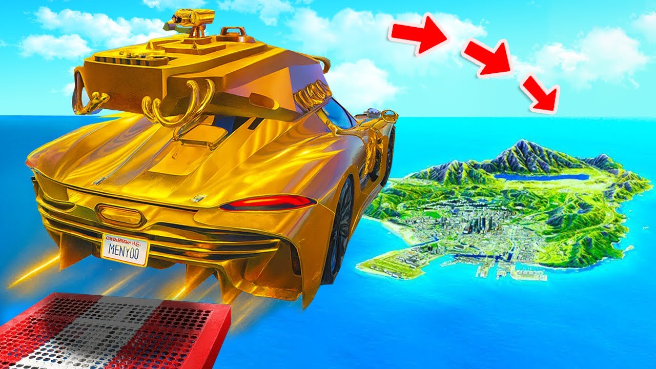 GOLDENES OP AUTO springt über die STADT in GTA 5!🚗 - YouTube