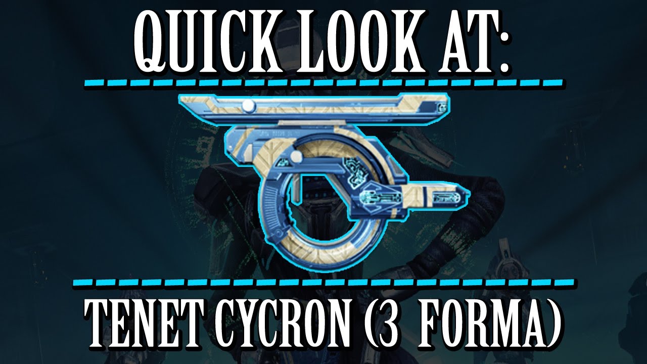 Warframe - Quick Look At: Tenet Cycron (3 Forma) - YouTube