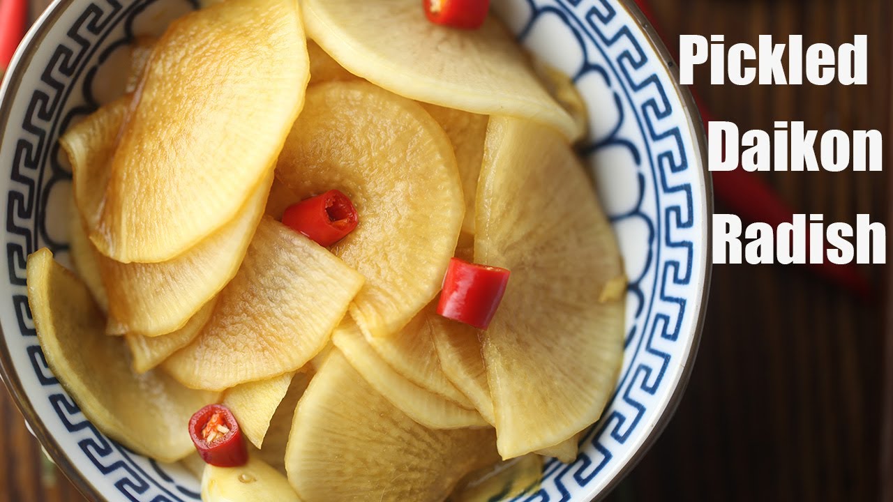 Chinese Pickled Daikon Radish (爽脆腌萝卜） - Crispy and remove greasy side ...