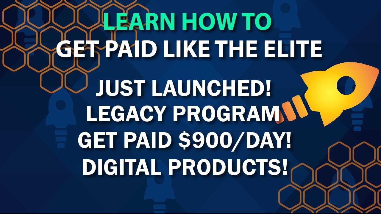 How to Get Paid $900 + Daily - Just Launched Legacy Builder Program ...