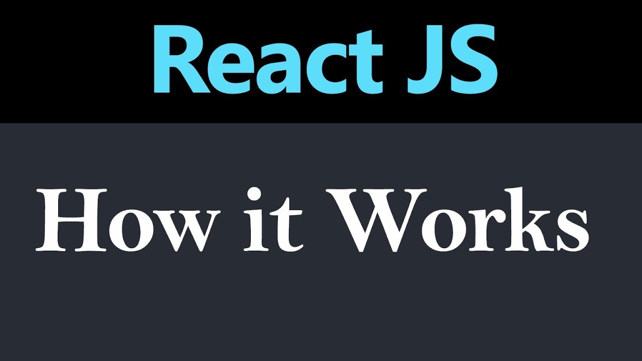 How React Js Works Hindi Youtube