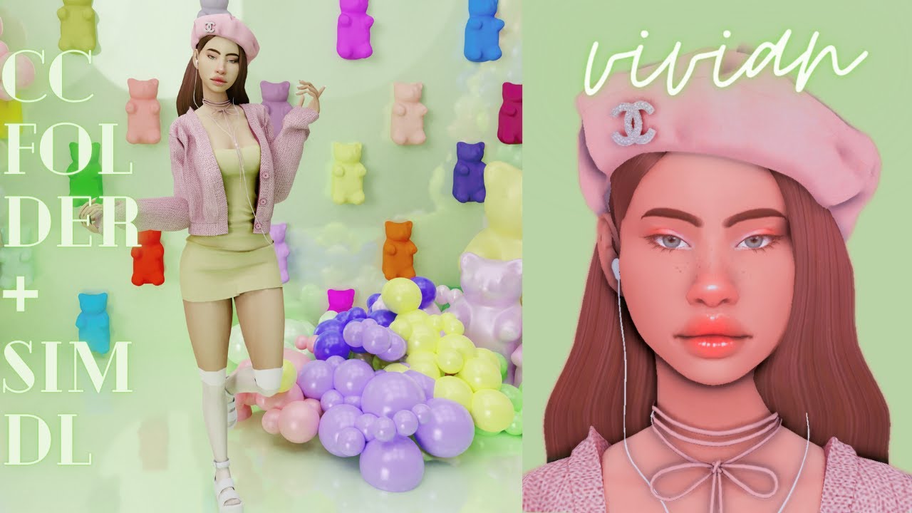 The Sims 4 CAS + CC Folder + Sim DL - YouTube