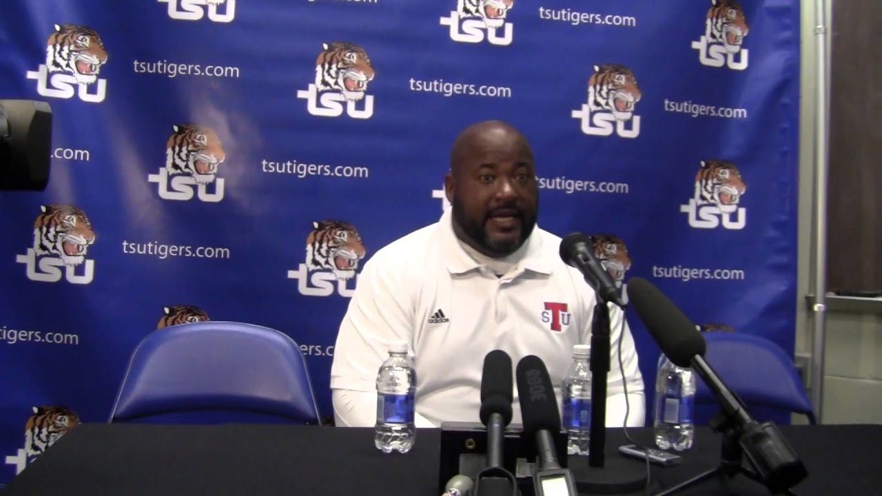 TSU vs. Tennessee Tech Post Game: Head Coach Rod Reed - YouTube