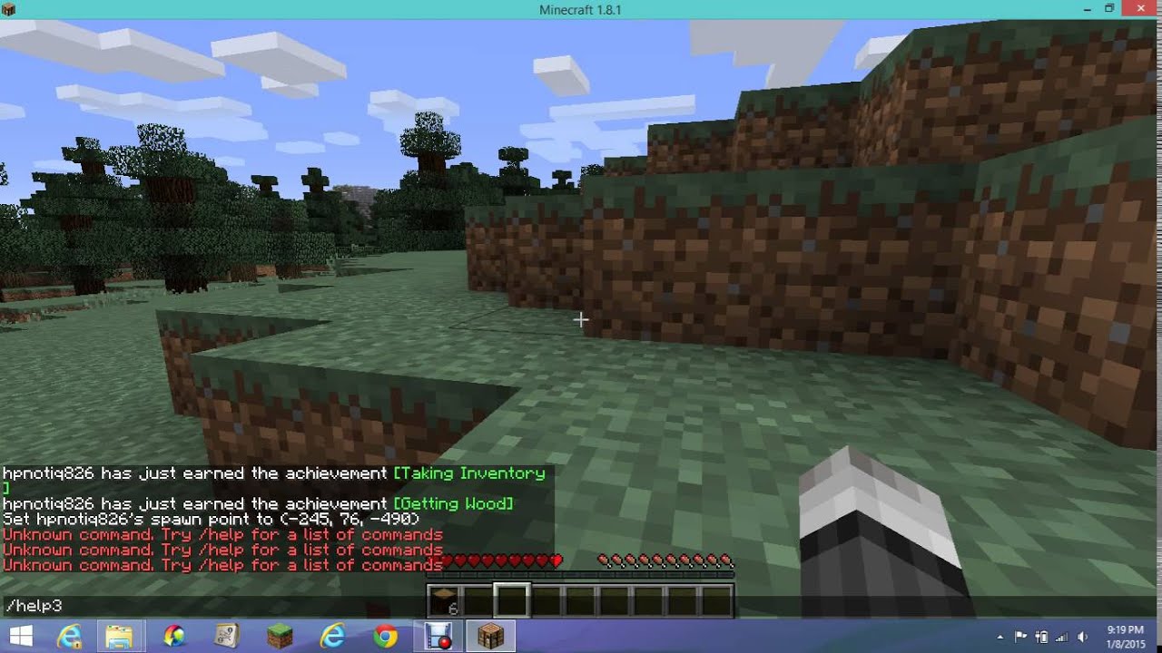 minecraft pc how to minecraft ep1 - YouTube