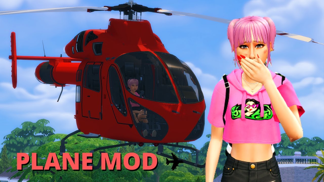 Mod d'avion fonctionnel Sims 4 par Waroonkcc {Mod Review} - YouTube