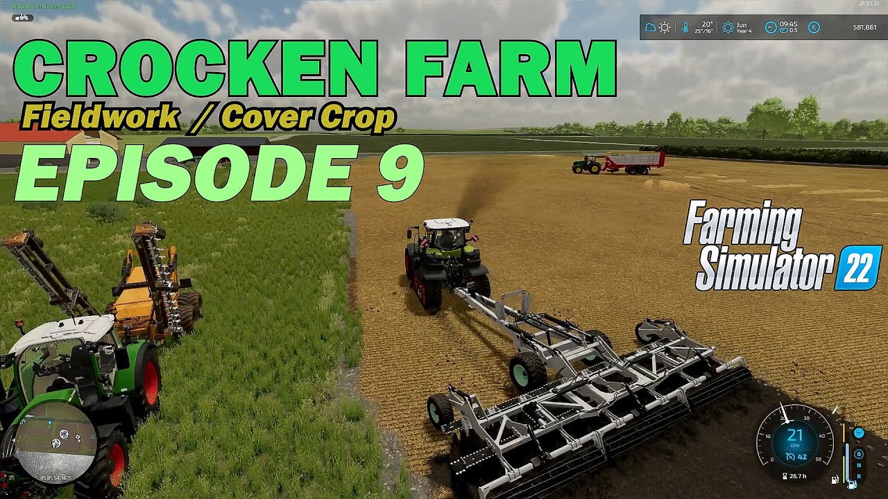 Straw Cultivate Stones COVER CROP Oilseed Radish Driving Gameplay ...