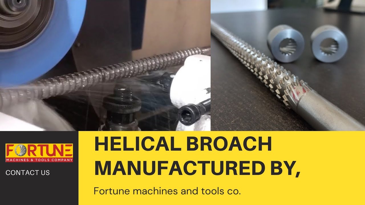 HELICAL BROACH | MANUFACTURER | HELICAL BROACHING MACHINE - YouTube