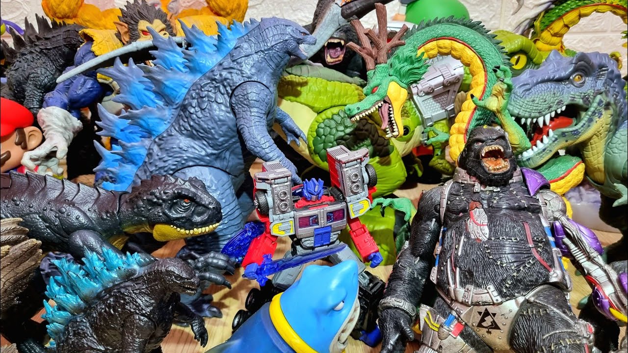 ASMR Godzilla Mechagodzilla Gamera Kingkong Skarking T-Rex Shark And ...