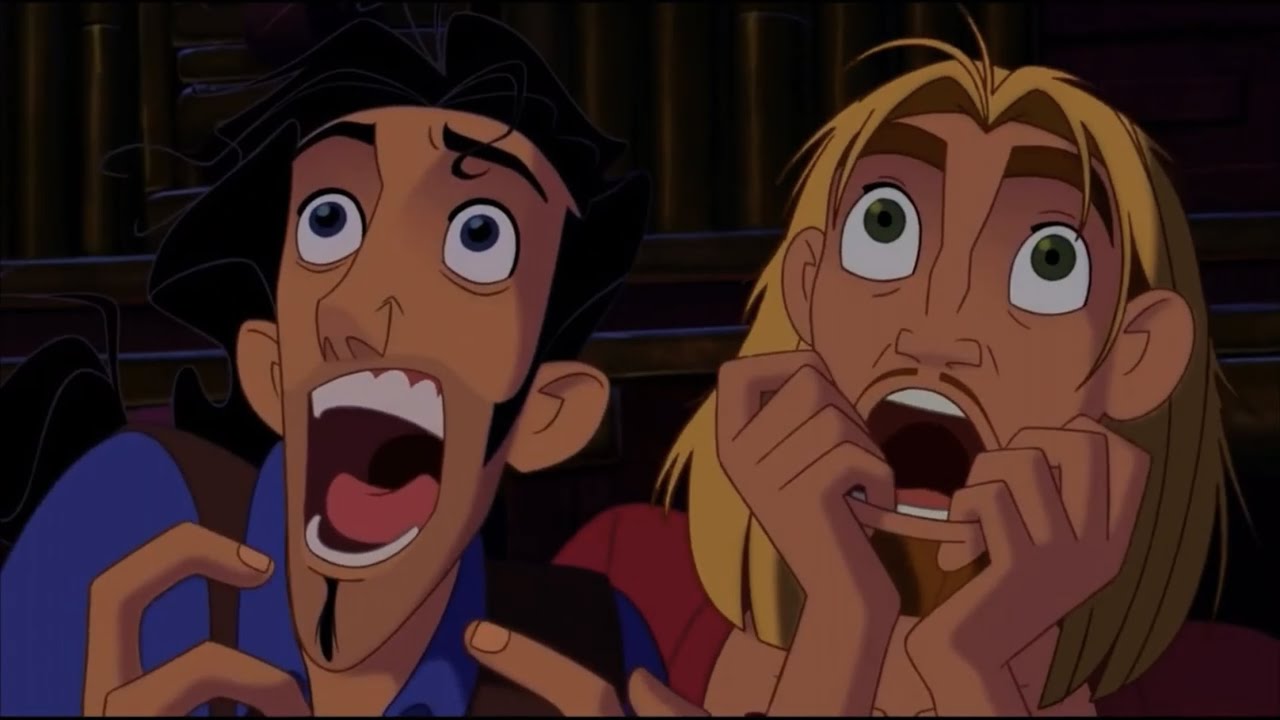 The Road To El Dorado Tulio & Miguel Screaming - YouTube