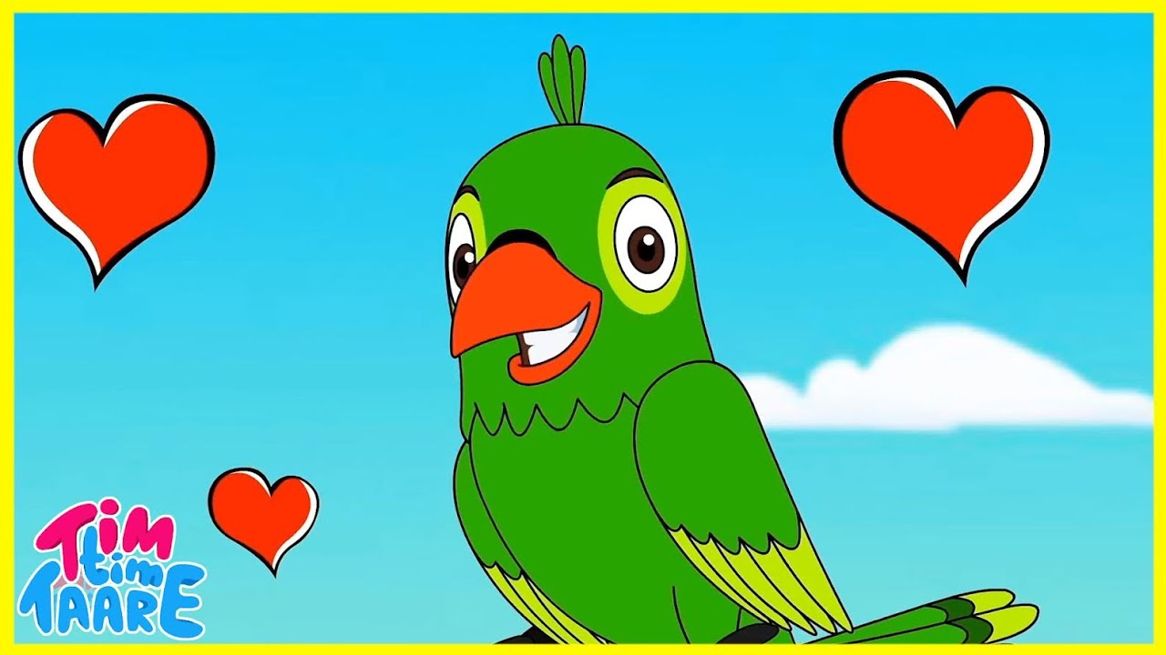 Mithu Mithu, मैं तोता, Hindi Rhyme for Kids - Parrot Song - YouTube