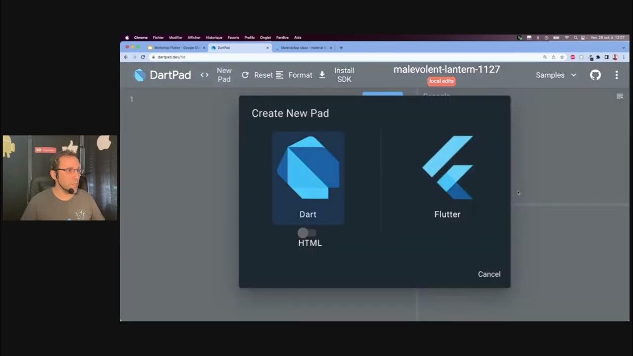 David Silvera - Créer une application mobile en Dart avec Flutter - YouTube
