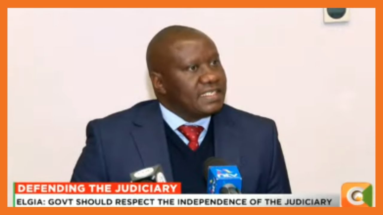 Elgia raises concerns over attacks on the judges - YouTube