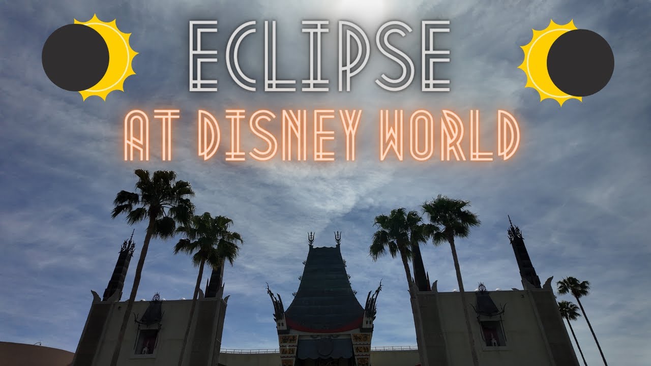 Disney World during the Eclipse and new Star Tours scene - YouTube