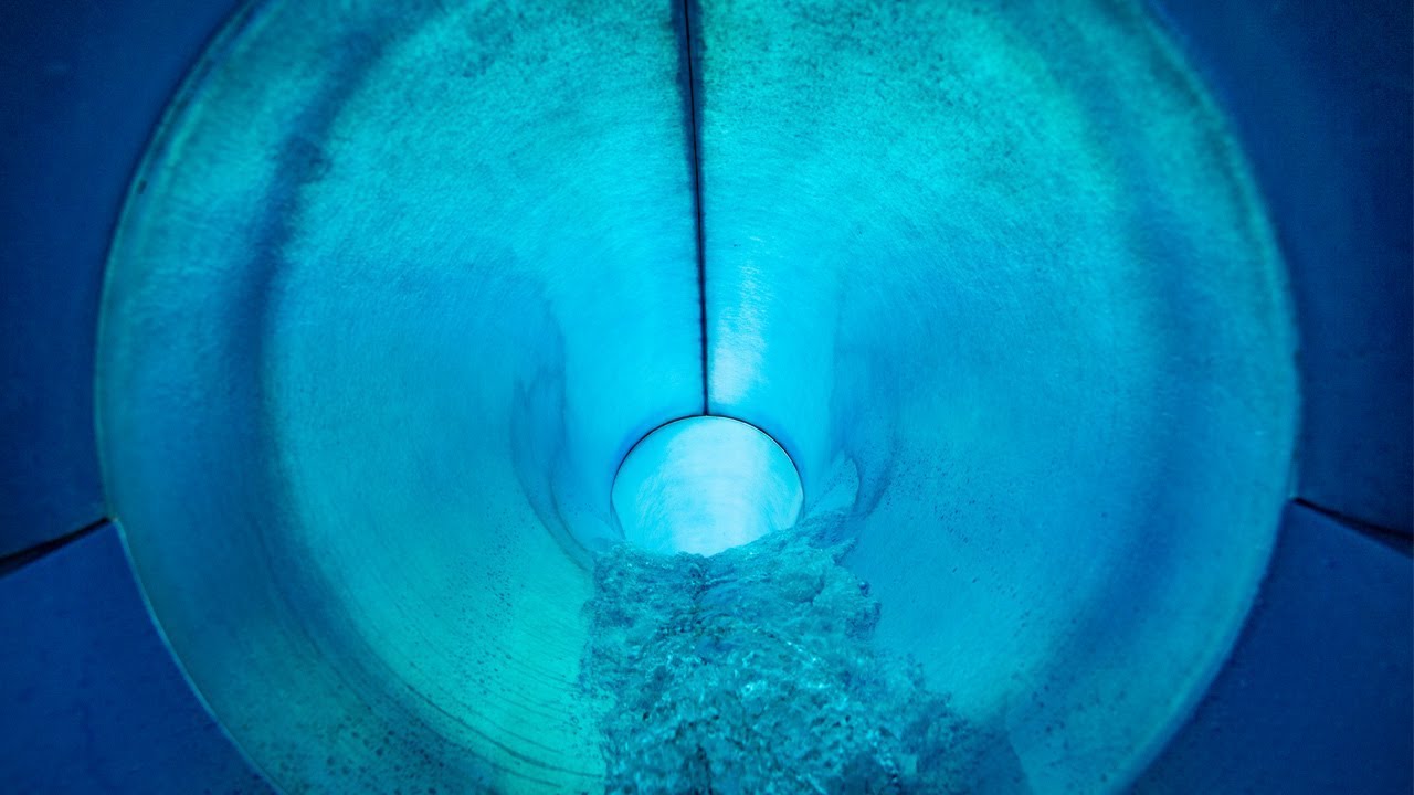 Waterworld Adelaide - Dueling Speed Water Slides POV - YouTube