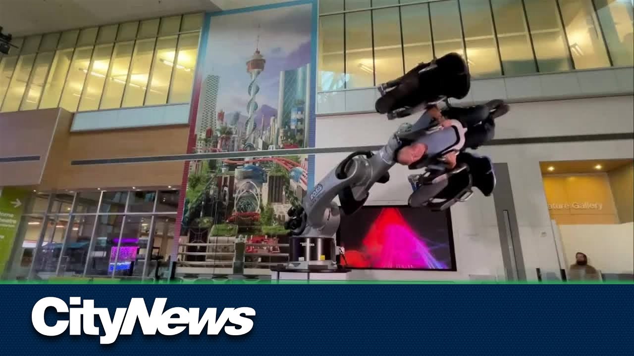 Canada’s first Robo-Coaster opens in Calgary - YouTube