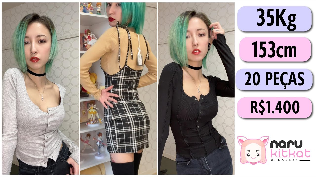 PROVANDO ROUPAS DA SHEIN 20 PEÇAS R$1.400 | TRY ON HAUL outono inverno ...
