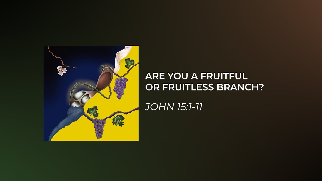 Are You A Fruitful or Fruitless Branch - Prof Sen Sendjaya - YouTube