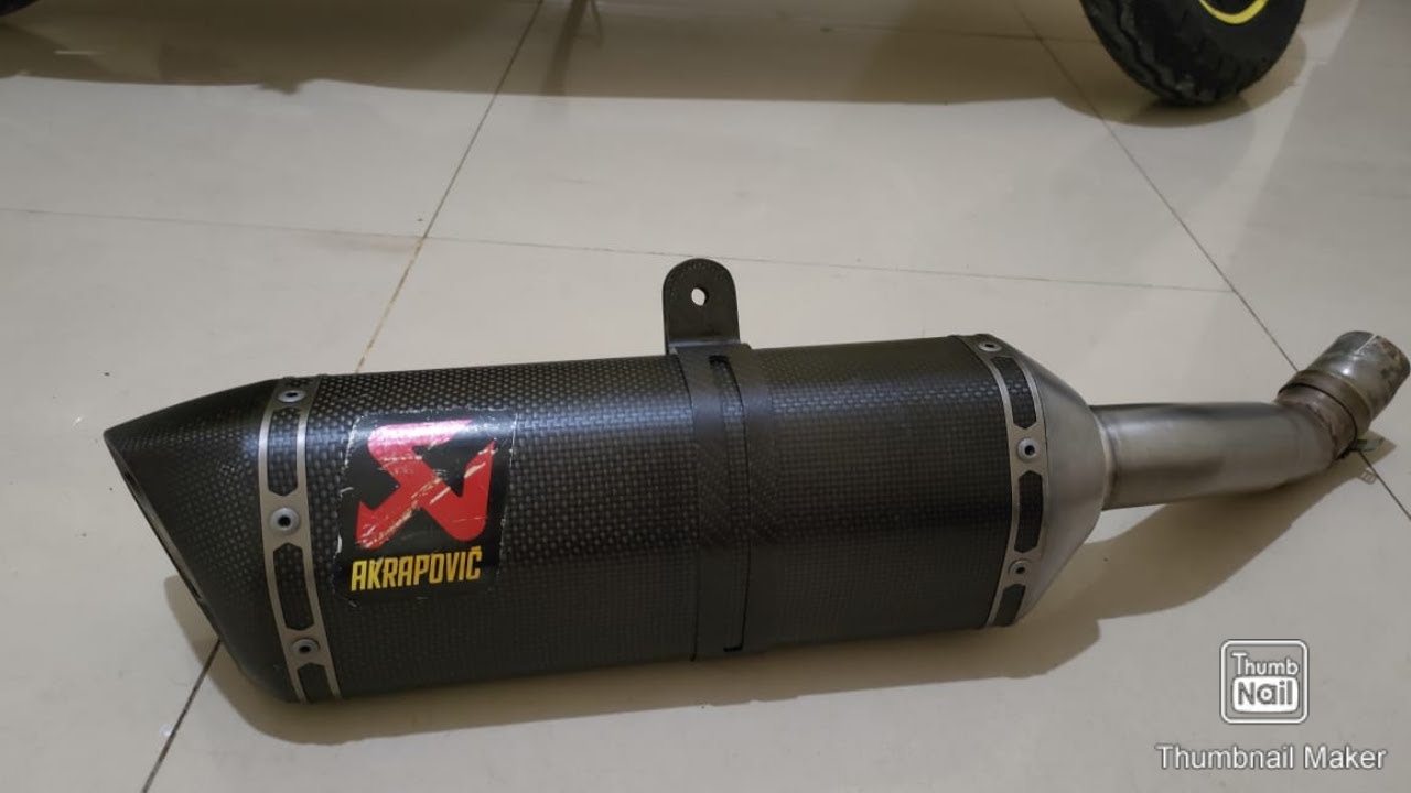Rp.3.350 Akrapovic Ex Ninja 250 . Bisa Buat bahan Custom ke Semua Motor ...