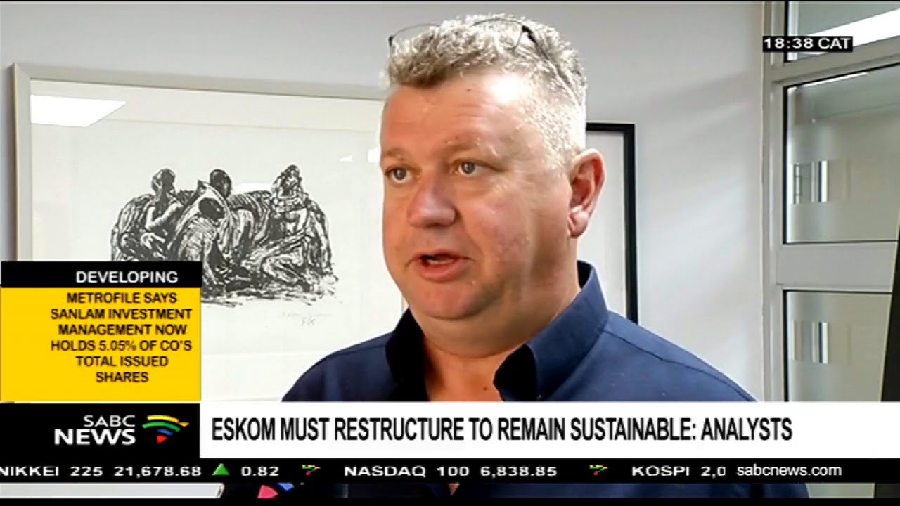 Analysts say Eskom must restructure in order to remain sustainable ...