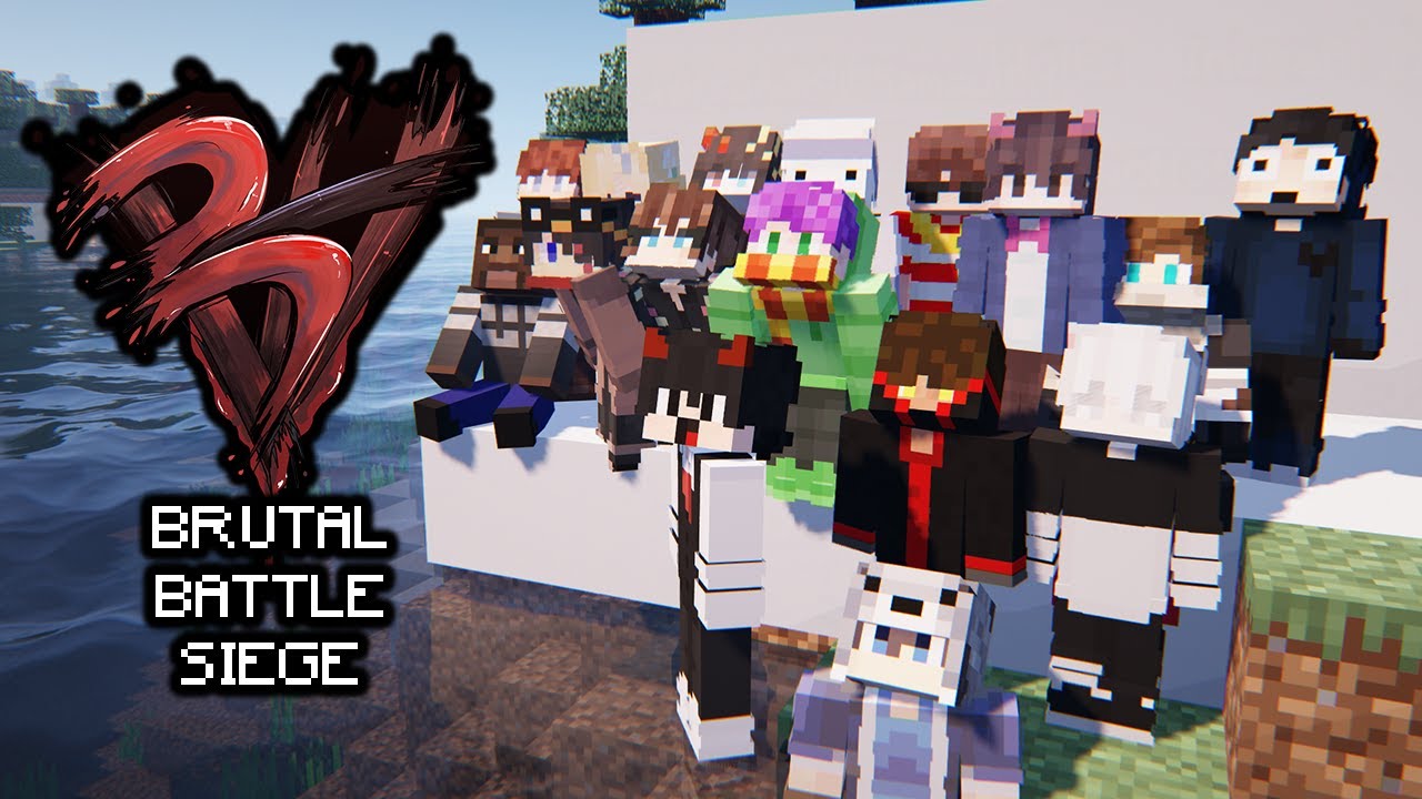 Brutal Battle Siege (CREATIVE VS SURVIVAL) - YouTube