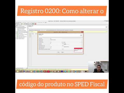 Registro 0200 Como alterar o código do produto no SPED Fiscal - YouTube