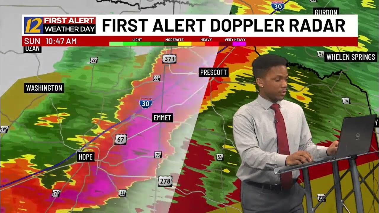 KSLA News 12 Severe Weather Coverage January 5, 2025 - YouTube