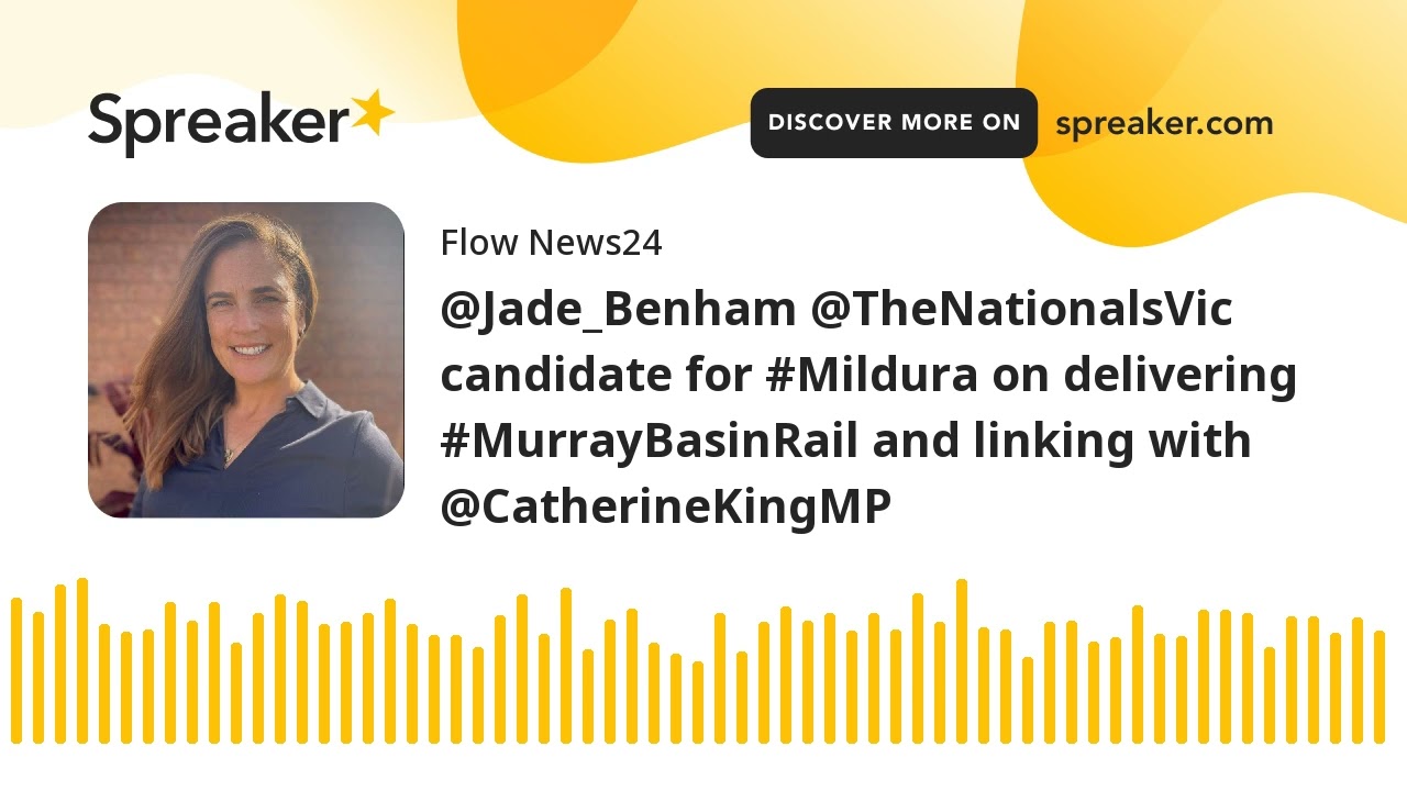 @Jade_Benham @TheNationalsVic candidate for #Mildura on delivering # ...