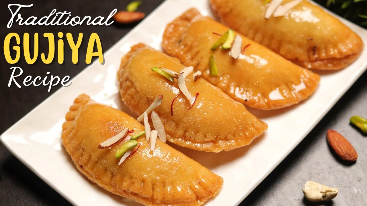 Easy Gujiya Recipe | How to make Gujiya | Mawa gujiya recipe | Coconut ...