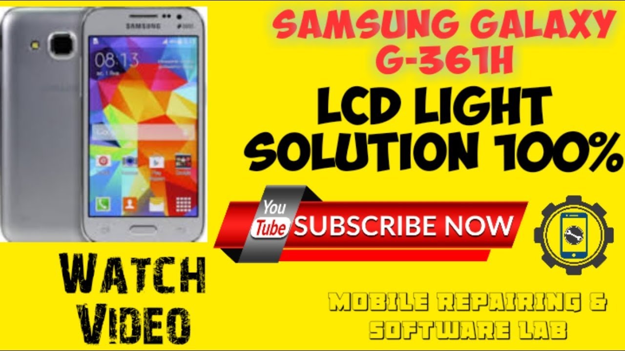 Samsung SM-G361H (Full Detail Urdu) Display Light Fault Solution - YouTube