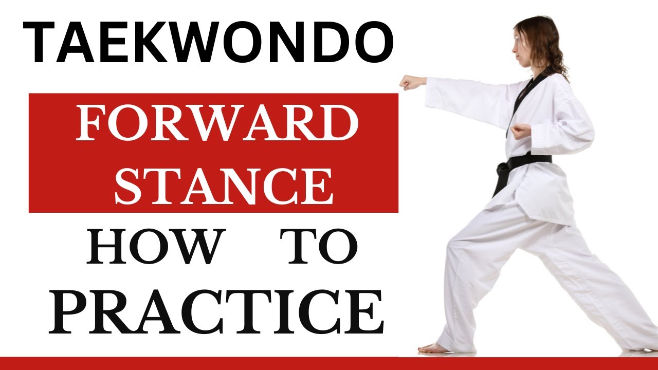 How to Learn Taekwondo Forward Stance Ap Kubi #taekwondo # ...