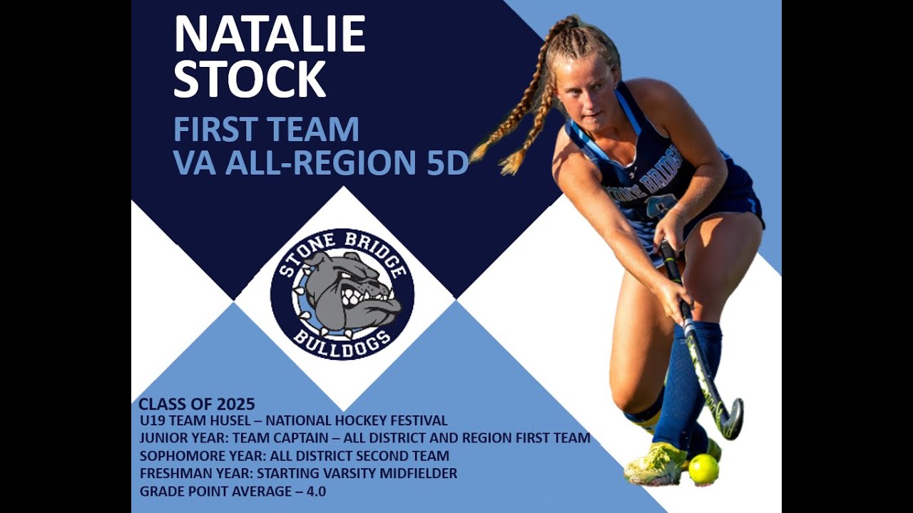 Natalie Stock Field Hockey 2023 Highlights - YouTube