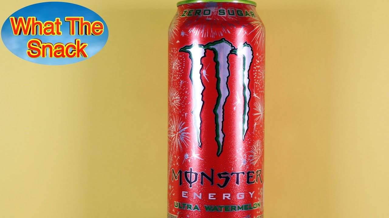 Monster Energy Ultra Watermelon Zero Sugar - YouTube