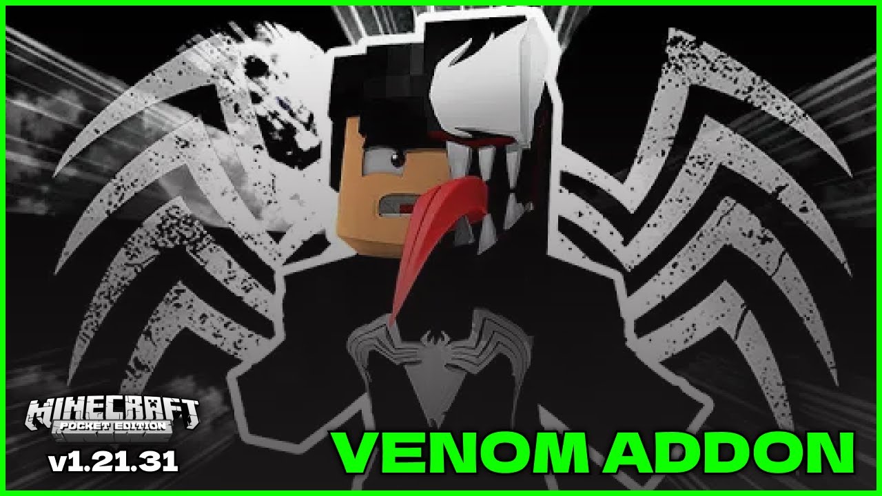 VENOM Addon! | Minecraft 1.21 Venom | Minecraft Venom Addon - YouTube