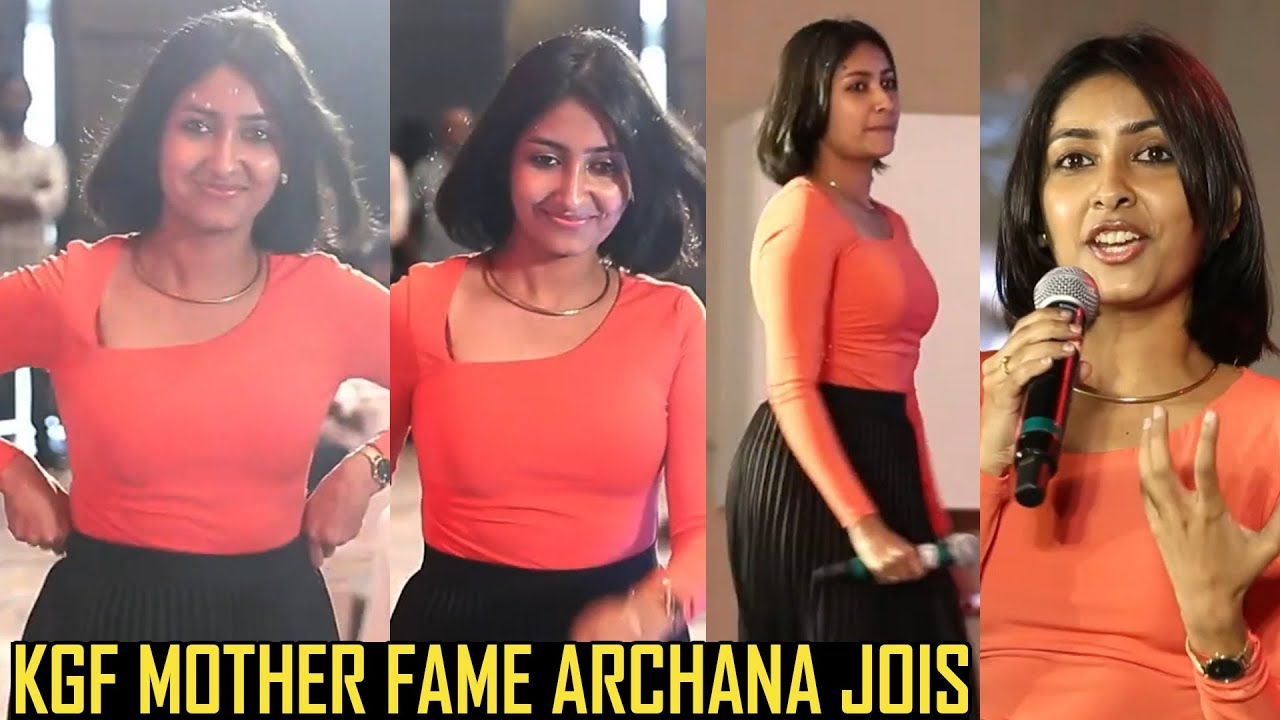 KGF Mother Fame Archana Jois Speech @ Mansion 24 Pre Release Event ...