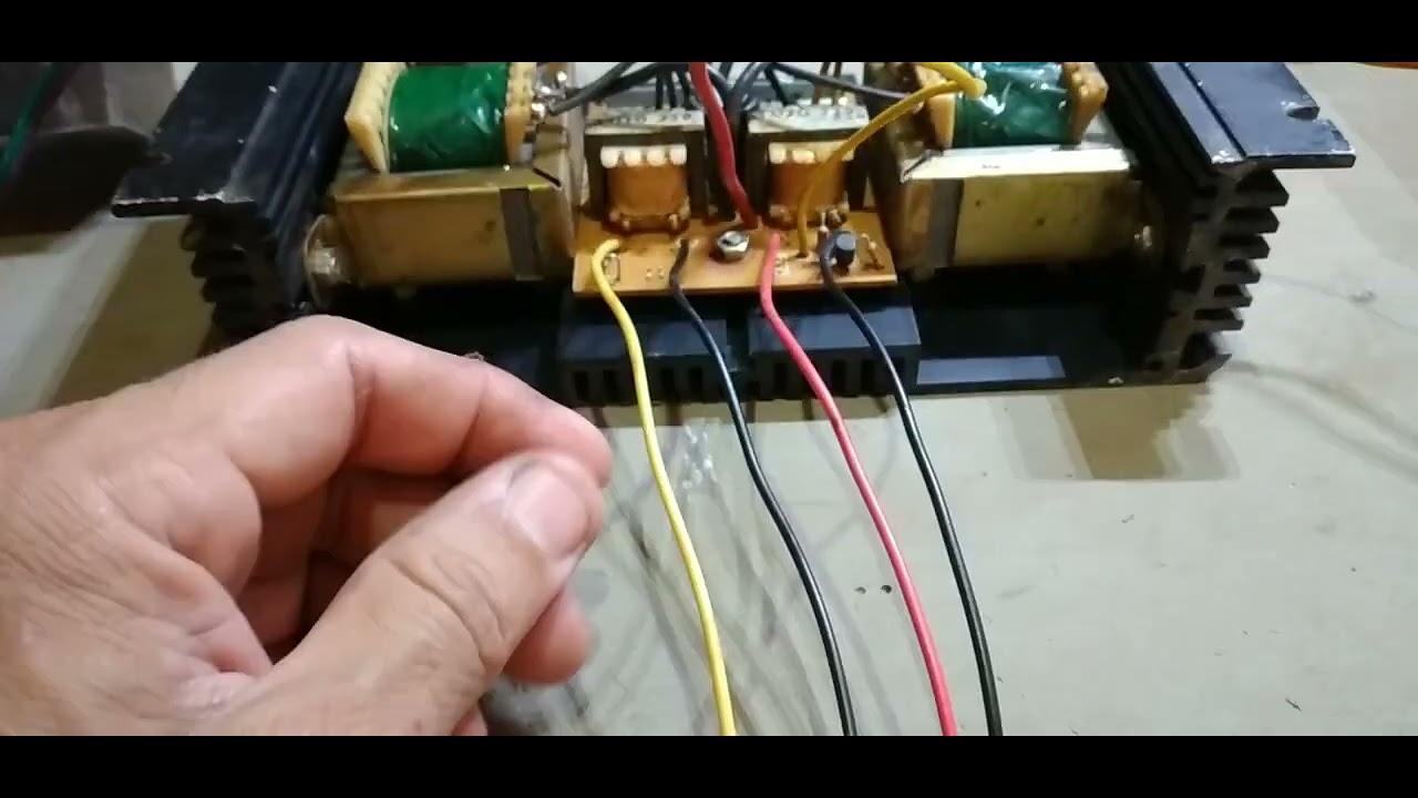 Módulo TOJO AB 2000 de 250watts 2 Canais. Como ligar e conhecendo fios ...