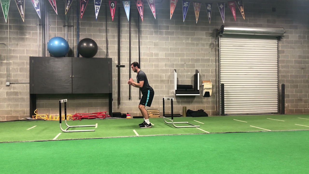 Boo Schexnayder Hurdle Hop Elastic Static - YouTube