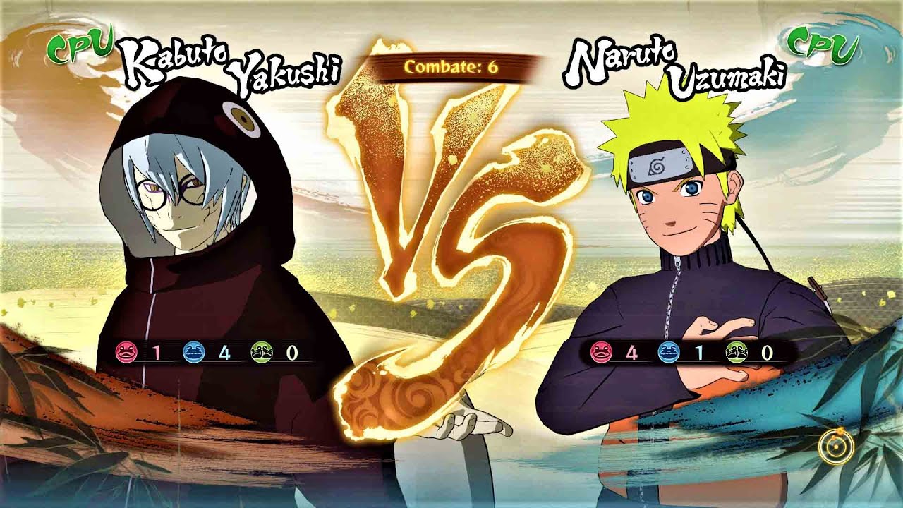 Kabuto VS Naruto Naruto Shippuden: Ultimate Ninja Storm 4 - YouTube