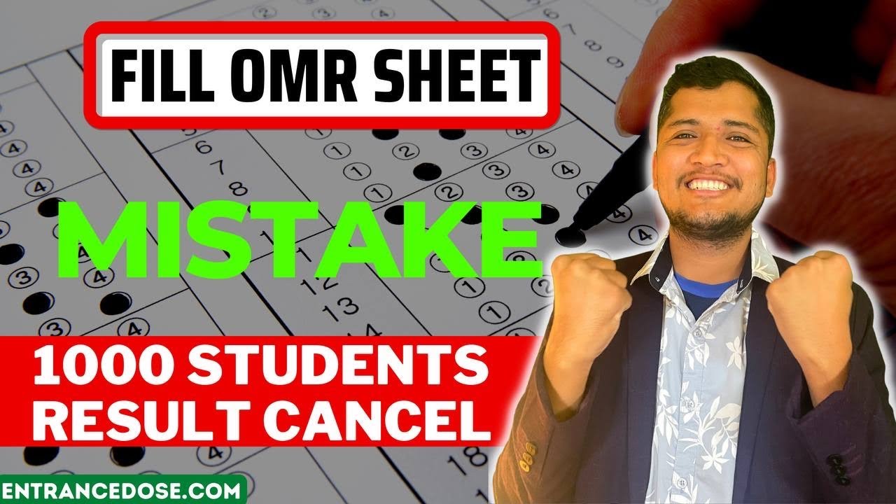 How to Fill OMR SHEET ? Mistake Done By 1000 + Students 🥵Get PDF Now ...