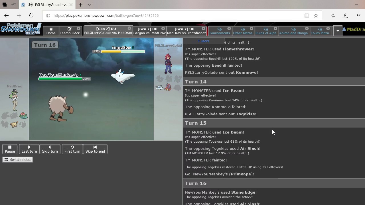 Some gen 1 team battles - YouTube