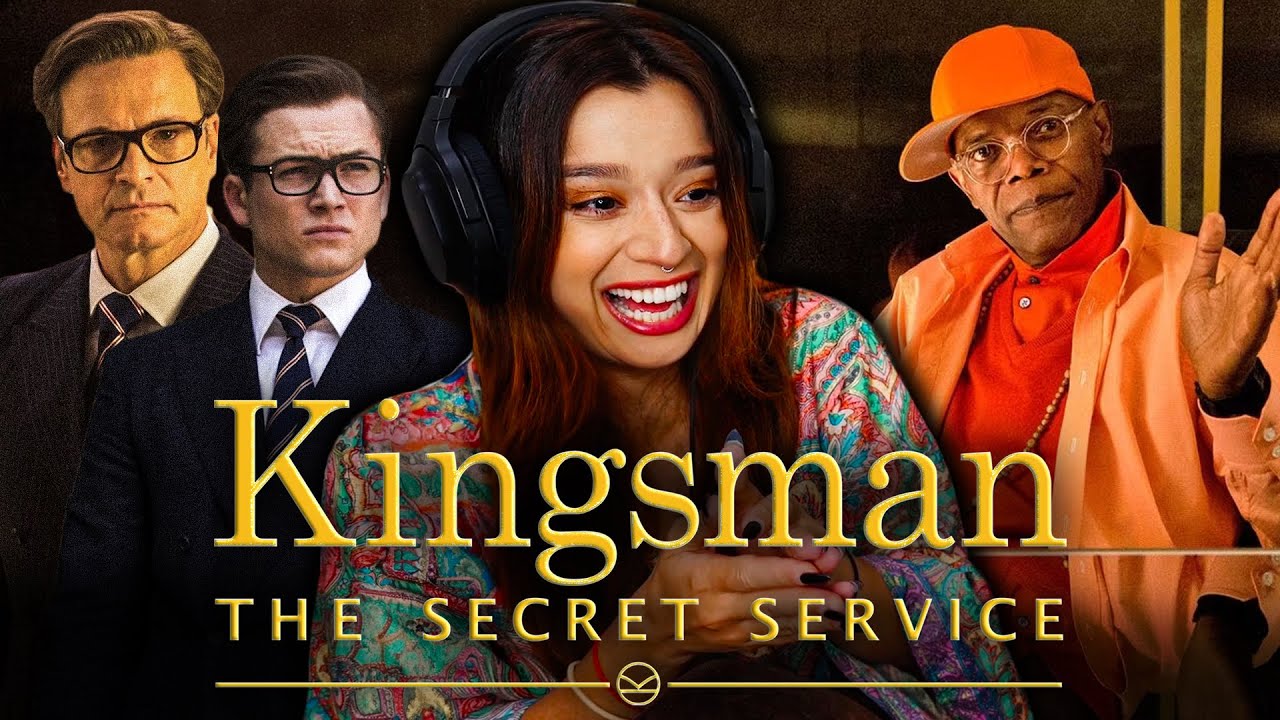 Kingsman The Secret Service is *actually* SO funny?! (first time watch ...