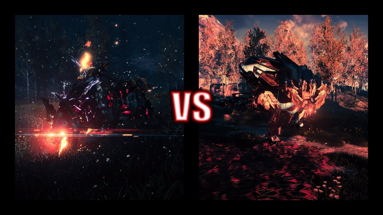 SCORCHER VS FREEZE BELLOWBACK / Horizon Zero Dawn DLC - YouTube