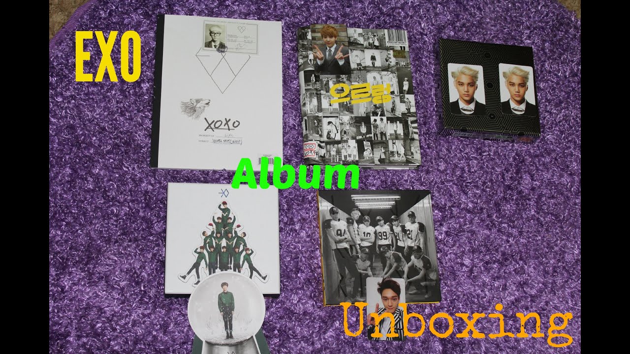 EXO Albums Unboxing - YouTube
