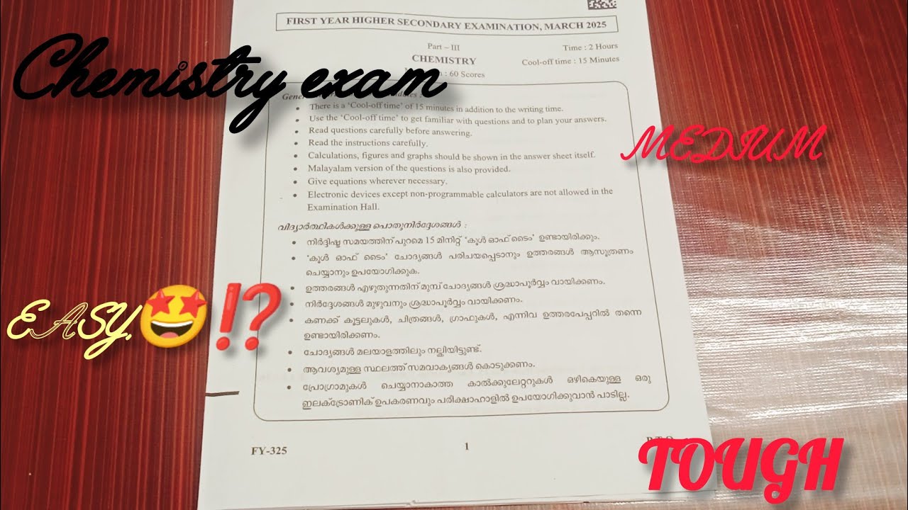 Chemistry Exam Review #chemistry #plusone - YouTube
