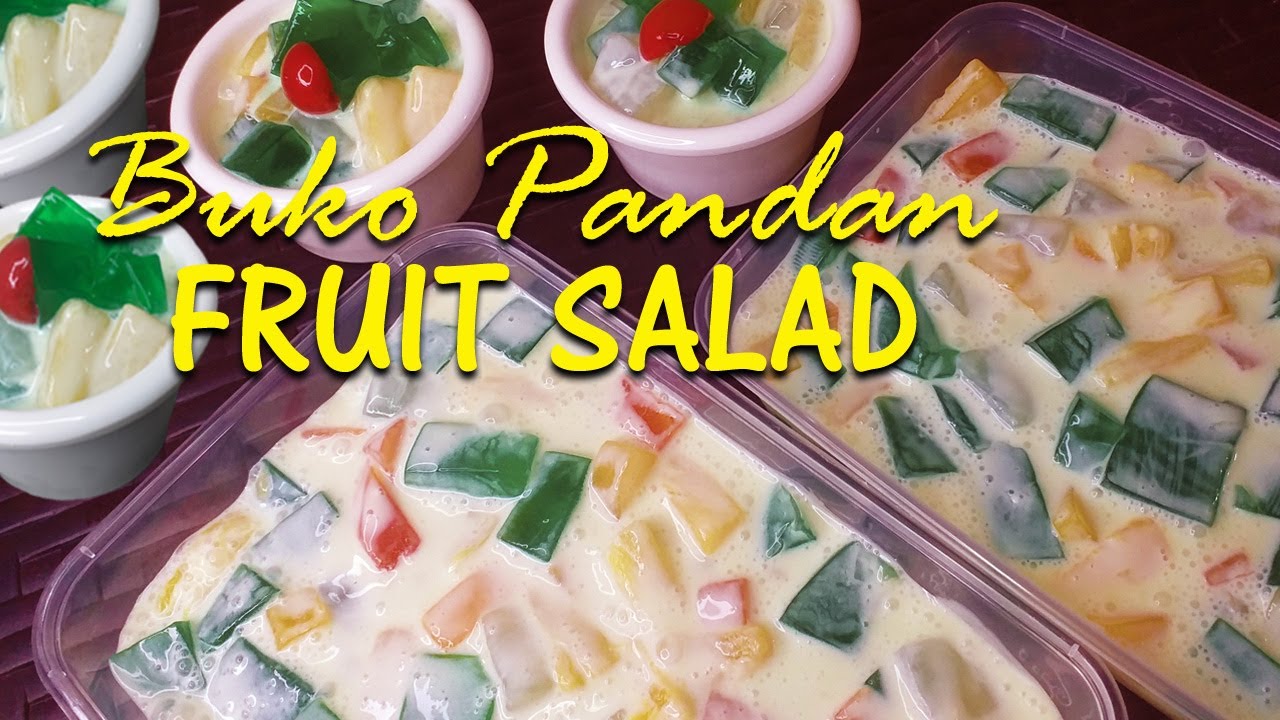 Buko Pandan Fruit Salad | Quick & Easy Filipino Dessert | Buko Pandan ...