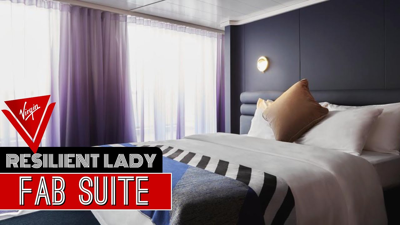 Fab Suite | Virgin Voyages Resilient Lady | Full Walkthrough Room Tour & Review 4K - YouTube