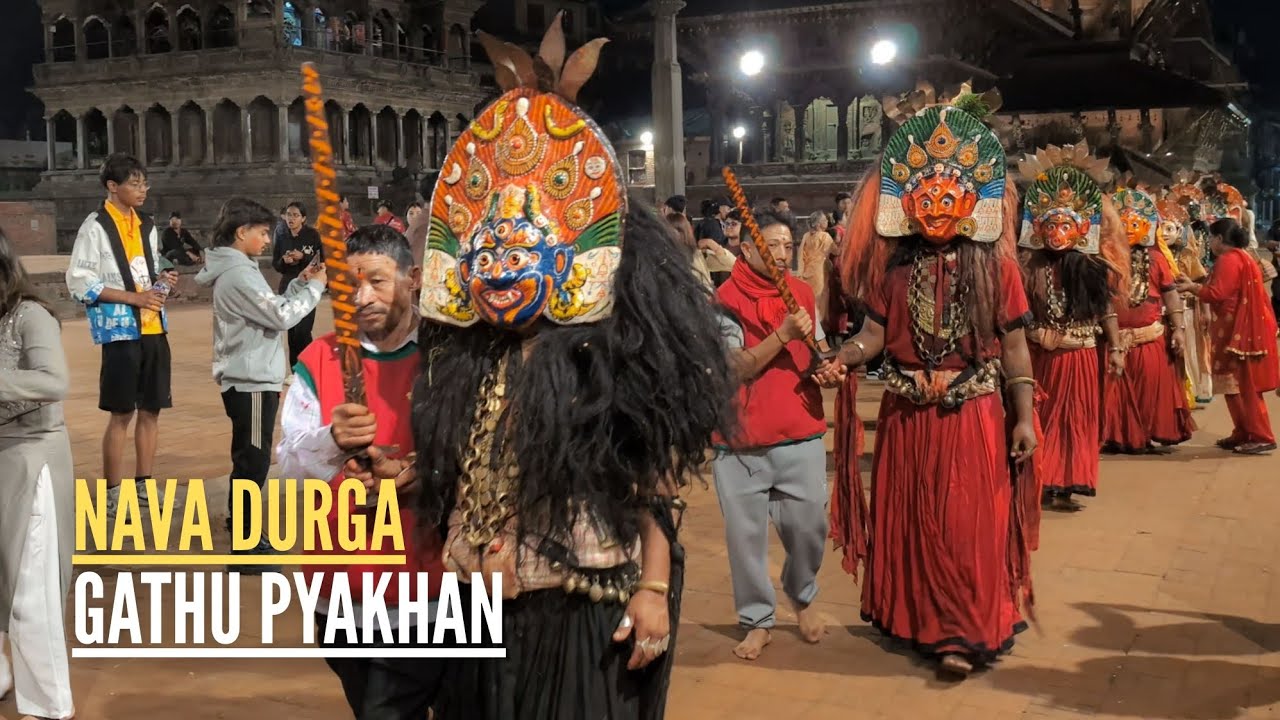 🔱 ⚔️ Midnight Dance of Thecho Nava Durga | Gathu Pyakhan | Living ...