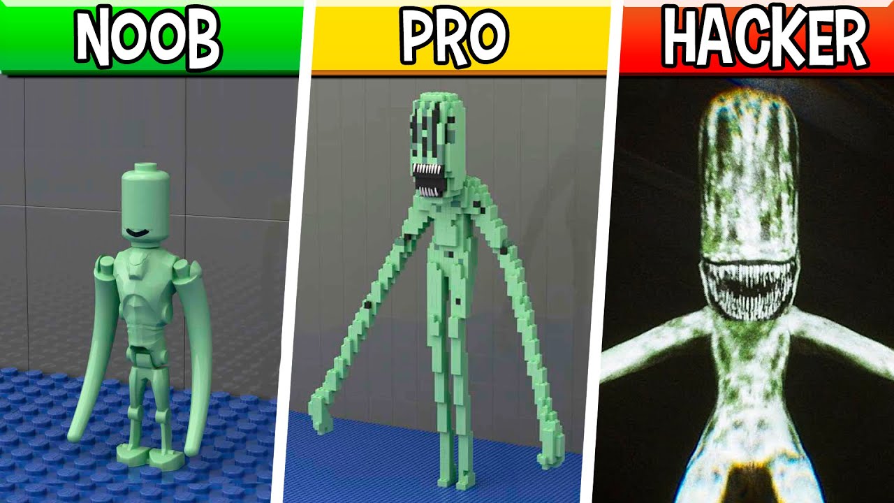 LEGO Monster Stick Spider : Noob, Pro, HACKER! / (ZOONOMALY) - YouTube