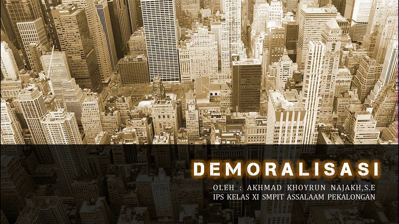 KBM Daring IPS Kelas 9 - Demoralisasi - YouTube