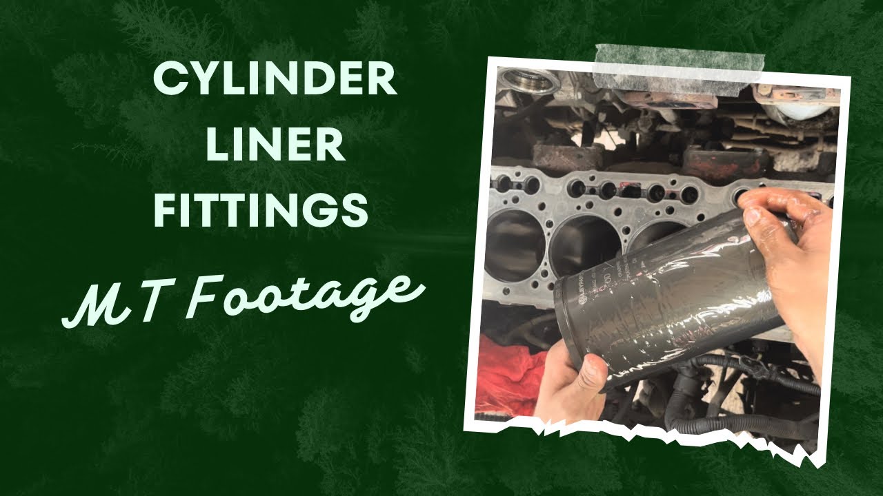 Ashok Leyland BS4 Jan Bus Cylinder liner Fitting - YouTube