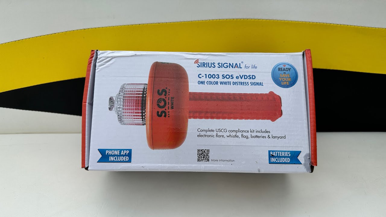 Sirius Signal SOS eVDSD Boat Safety Kit Initial Review - YouTube